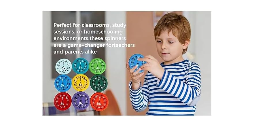 Generic Math Fact Fidget Spinner Set 18
