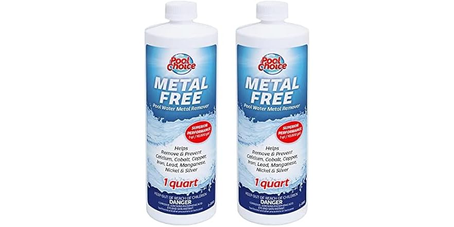 SpaChoice Pool Metal Remover 1-Quart, 2-Pack