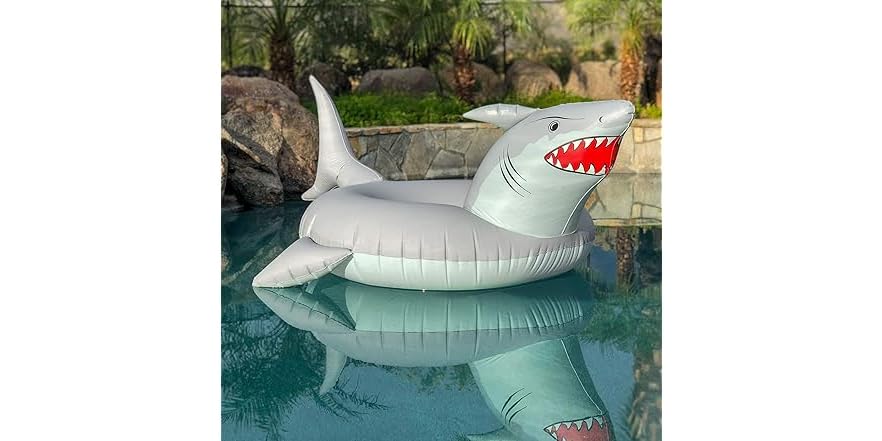 GoFloats Shark Pool Float