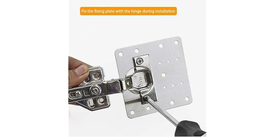 4 Pcs Hinges Repair Fixing Plates