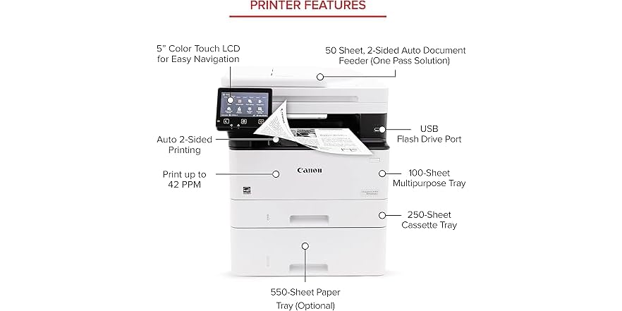 Canon imageCLASS MF465dw Monochrome Laser Printer