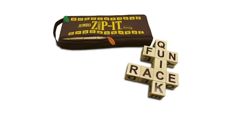 Jumbo Zip-It Word Board Game