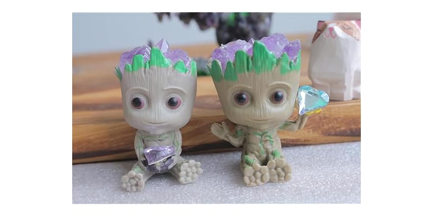Little Tree Man Crystal Groot Ornament