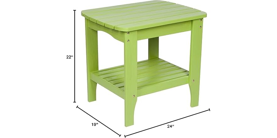 Shine Company Long Island Rectangular Wood Table