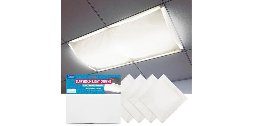 Educational Insights Whisper White 4Pk Light Covers