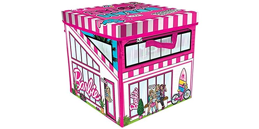Barbie Dream House Toy Box & Playmat