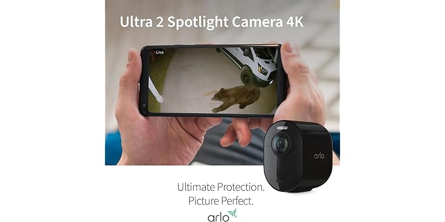 (NEW) (2 Cam Bundle) Arlo Ultra 2 Spotlight Camera 4K HDR