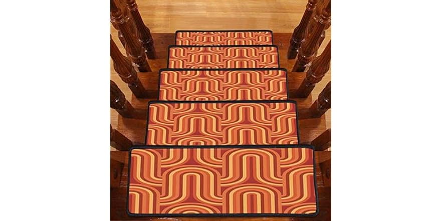 70s Retro Steps 13PCS Runners for Stairs