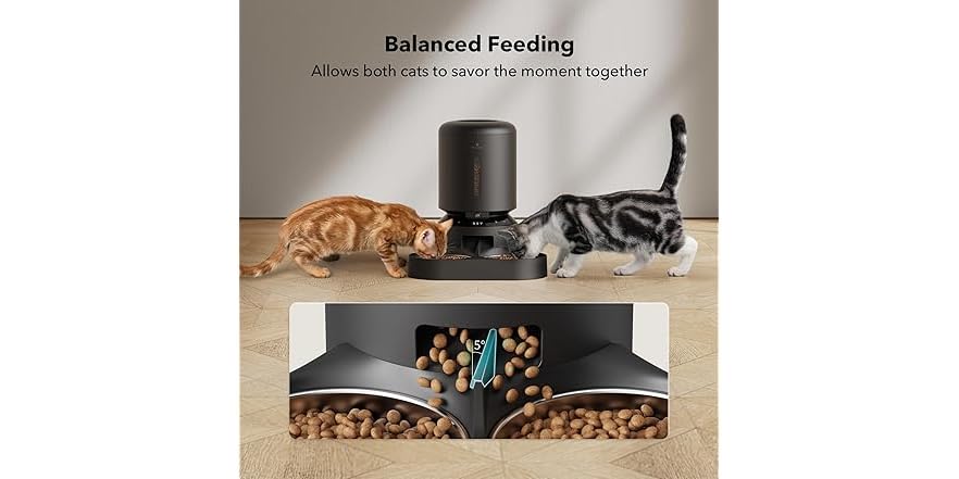 PETLIBRO Automatic Cat Feeder with Camera for Two Cats