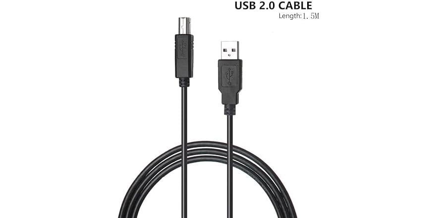 Piano to Computer USB MIDI Cable 5ft