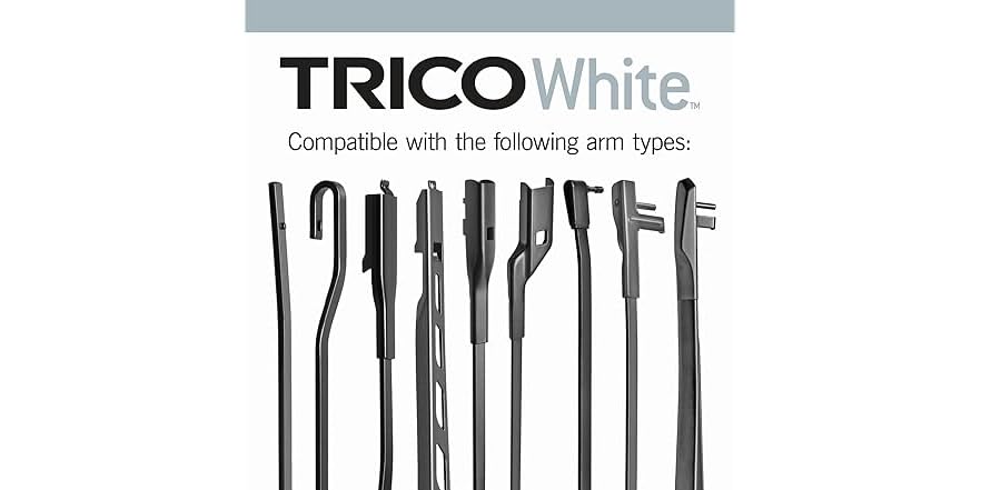 TRICO White Wiper Blades 26"+22" 2-Pack
