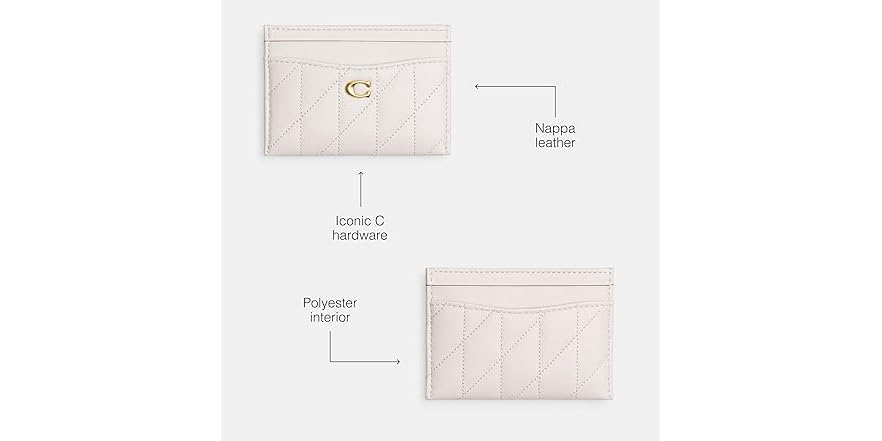 Coach Women's Quilted Pillow Leather Essential Card Case