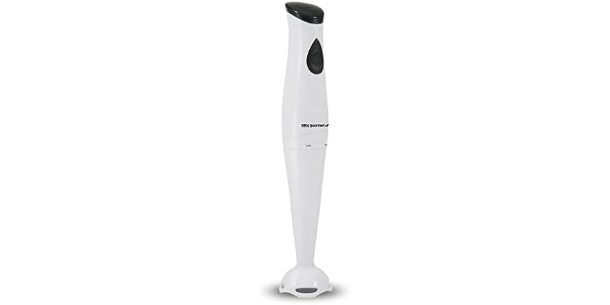 Elite Gourmet Immersion Hand Blender, 150-Watts