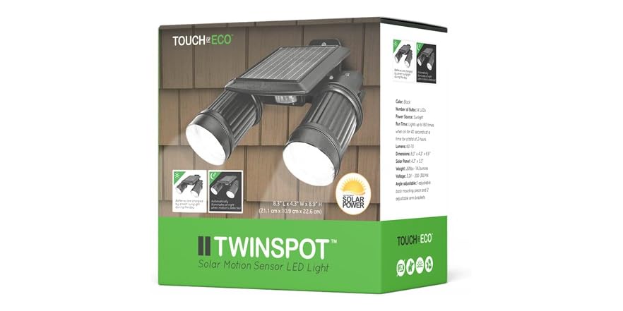 Solar Motion Dual Spotlight TwinSpot