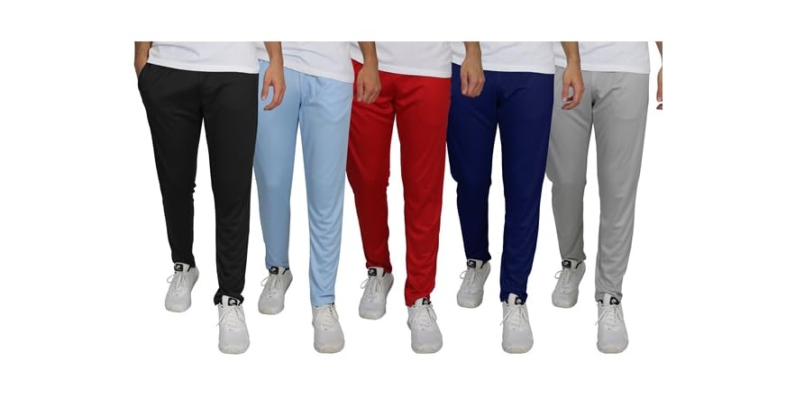 3Pk Asst Mens Active Performance Pants