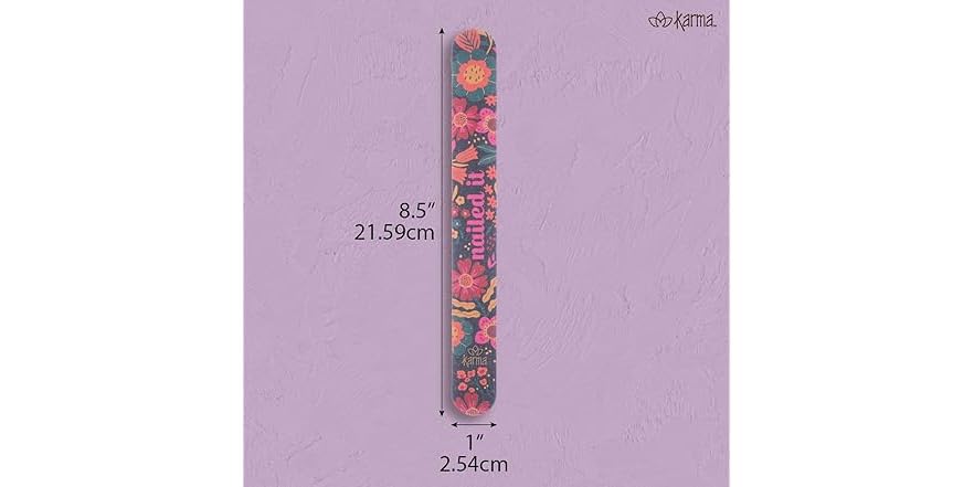 Karma, Colorful Emery Board Double-Sided Stay Sharp