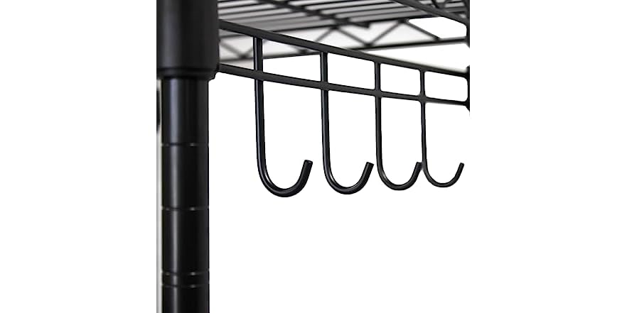 MonsterRax Expandable Clothing Rack, 14in x 72in