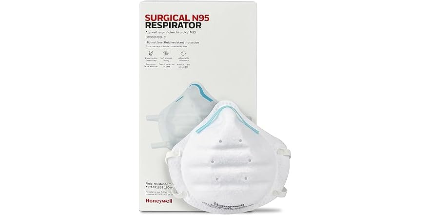 Honeywell Surgical N95 Respirator (Pack Of 20)