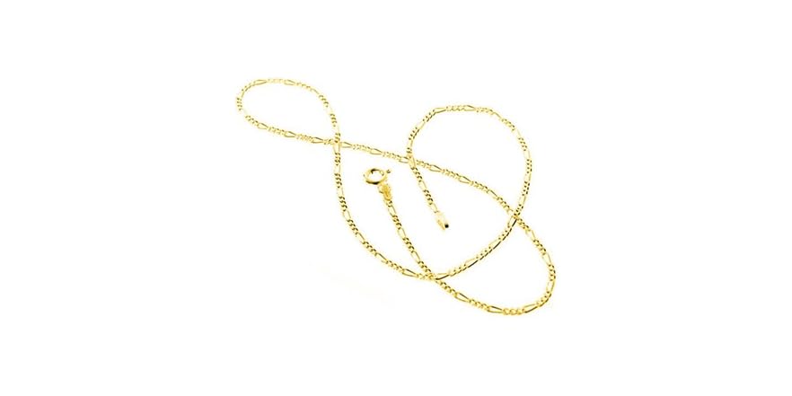 Yeidid 18K Gold Figaro Chains 16"-30"
