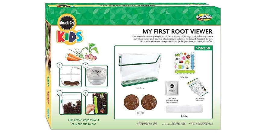 Creative Kids Miracle GRO Root Viewer Garden Kit