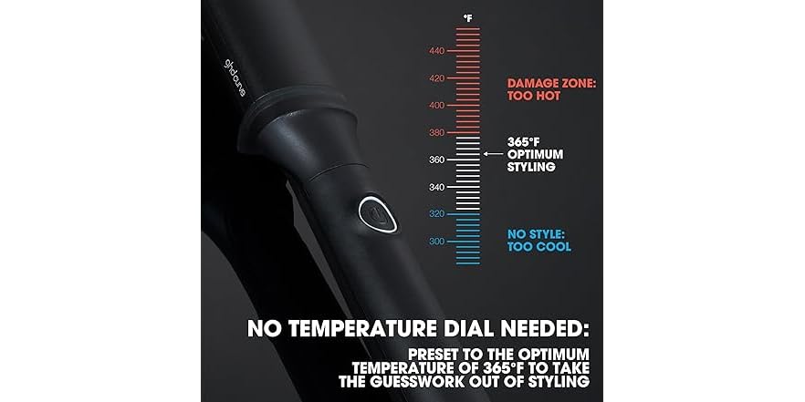 ghd Curve® Professional Hair Curling Iron and Wand 1.5" (Open Box)
