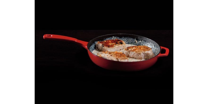 Lodge Enameled Cast Iron Skillet - Red