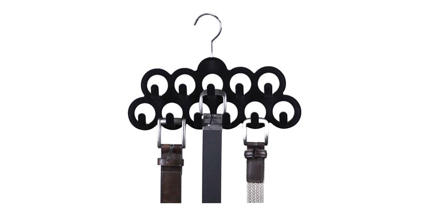 3PK Velvet Scarf Hanger with Hooks