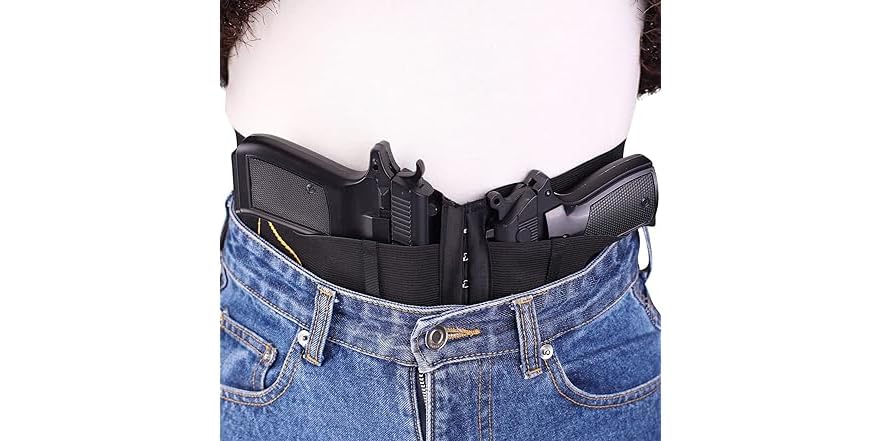 Women's Concealed Belly Band Gun Holster