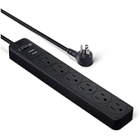 AmazonBasics Surge Protector Power Strip w/6-Outlet 6ft Cord