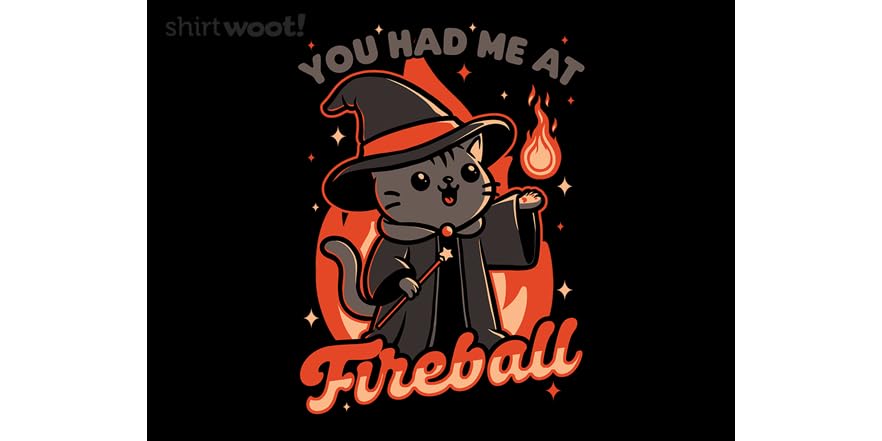 Magical Fireball Cat