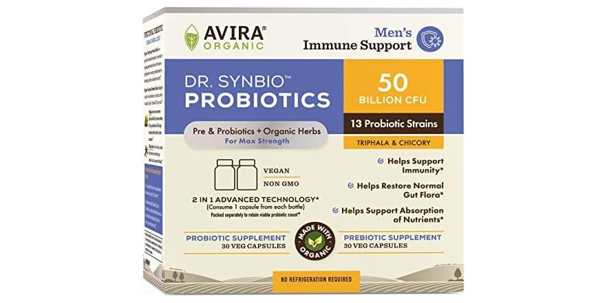 Dr Synbio Men`s Immune Support Probiotics