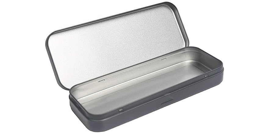 Grey Single Mini Pencil Box