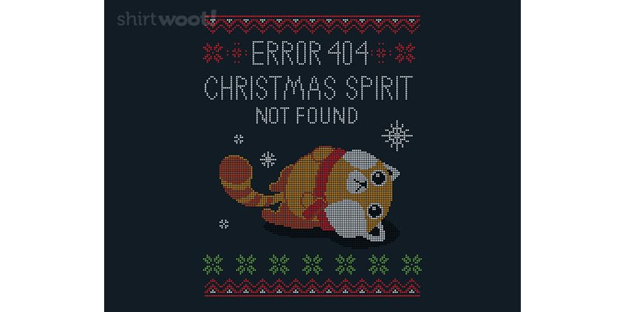 Christmas spirit not found!