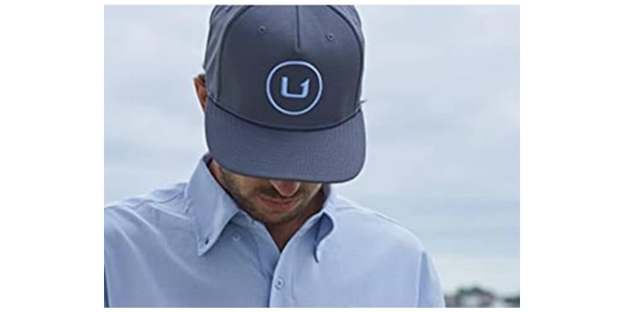 HUK Mens A1A Barb Stretchback Hat