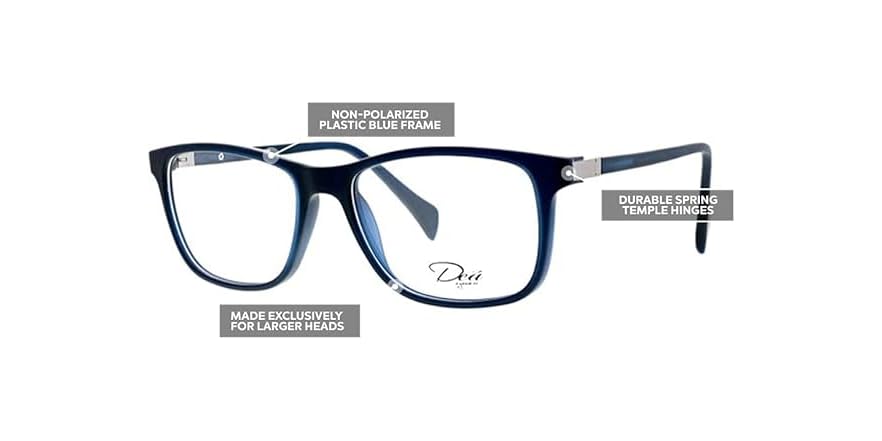 DEA Eyewear Extended, 137mm (5.39in), Frames only