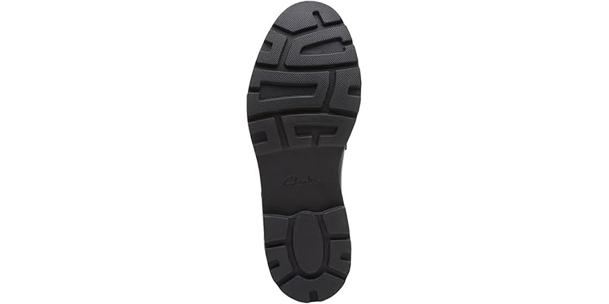 Clarks Women's Calla Ease Loafer Flat, Black Leather, 9