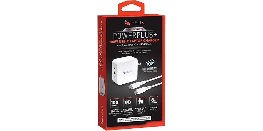 HELIX Pro USB-C Charger 100W