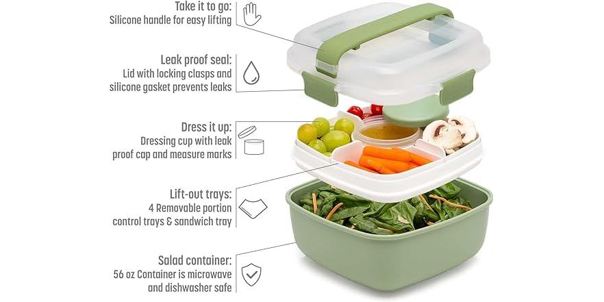 Goodful Stackable Lunch Box Container