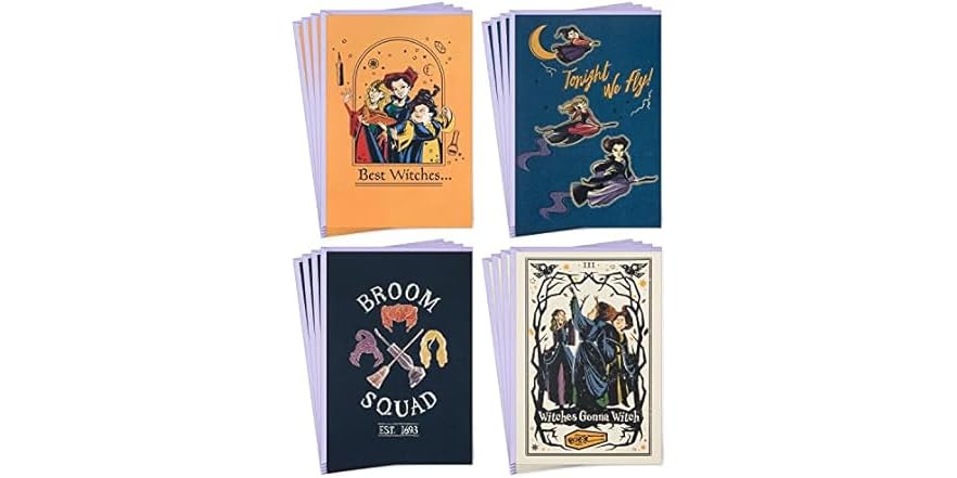 Hallmark Hocus Pocus Halloween Cards Assortment