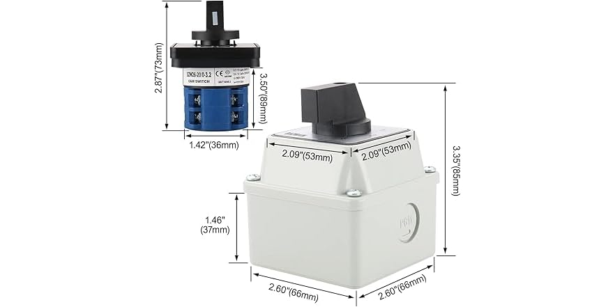 Rotary Changeover Switch w/ Exterior Box