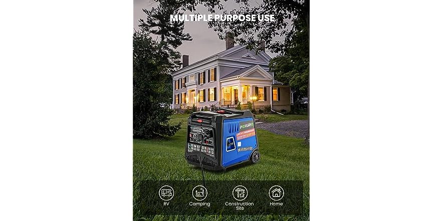 POXURIO Portable Inverter Generator 6000W