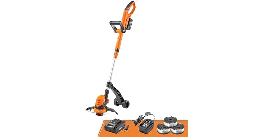 LawnMaster CLGT2410S 24V 10" Cordless String Trimmer