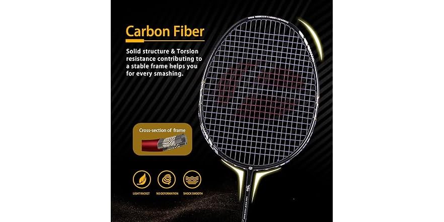 Flexpro 4U 26LBS Tension Badminton Racket