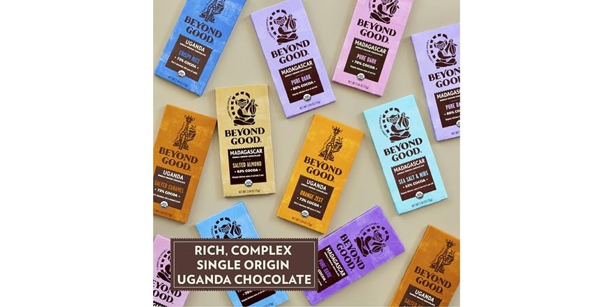 Beyond Good Chocolate Bars Favorites 12 Pack