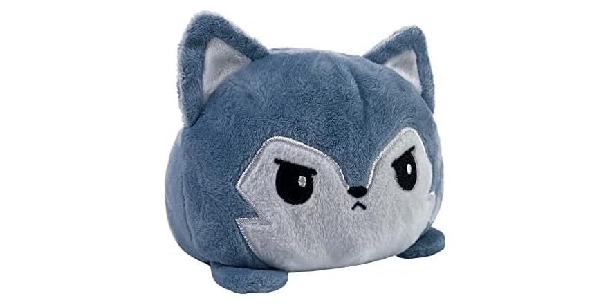 TeeTurtle Reversible Wolf Plushie