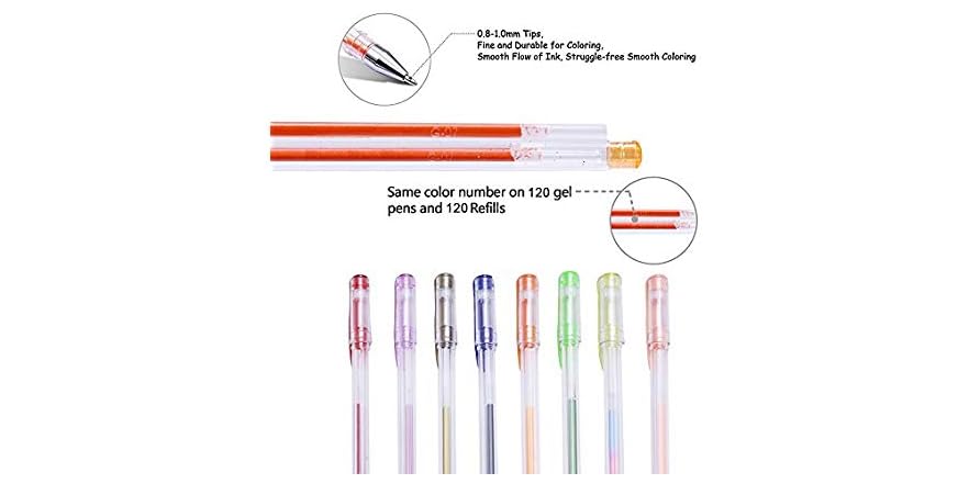 Tanmit 240 Gel Pens Set