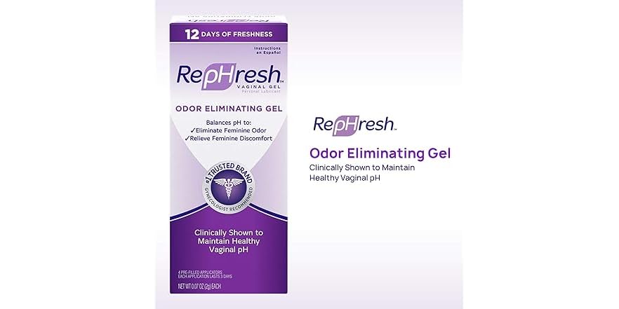 RepHresh Odor Eliminating Vaginal Gel