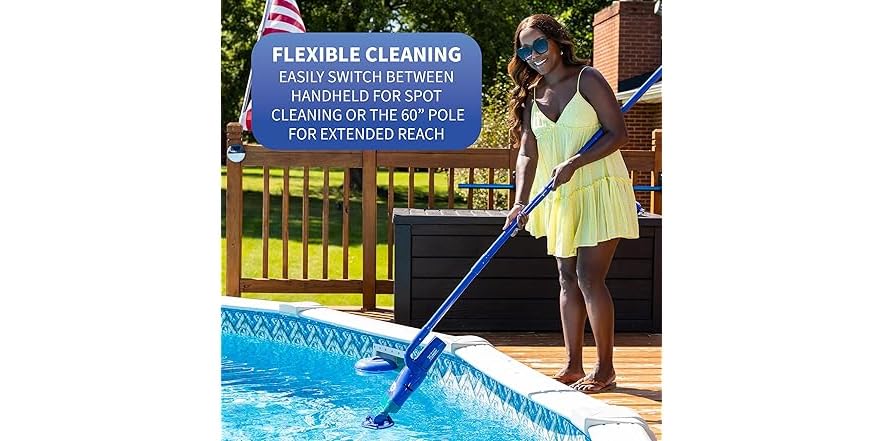 Blue Wave Pool Blaster Fusion PV-5 Hand-Held Lithium Cleaner