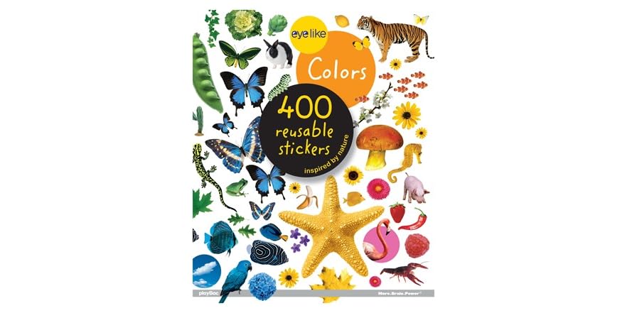 3-Pack Eyelike Stickers Books - 2 Choices