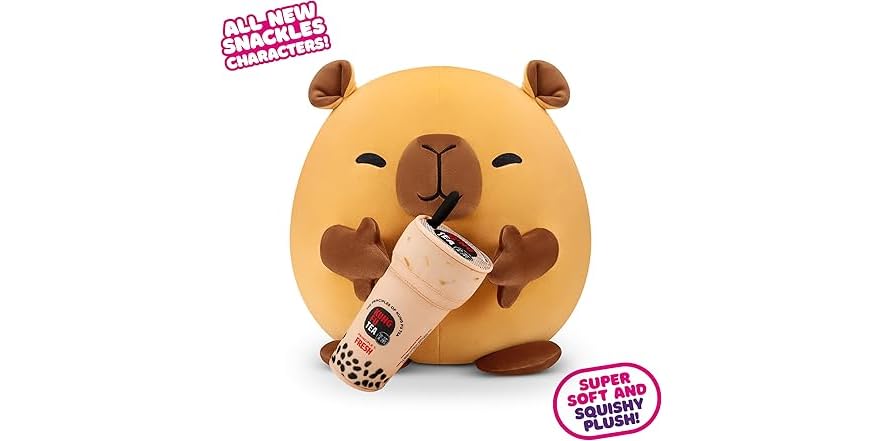 Snackles Series 2 Capybara & Boba 16"